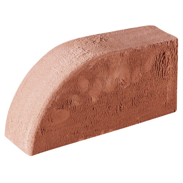 Brique de moulure rouge profil Quart de rond - materiauxnet.com