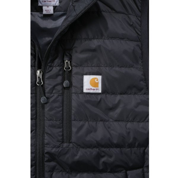 Doudoune Sans Manches Carhartt Gilliam Black - materiauxnet.com