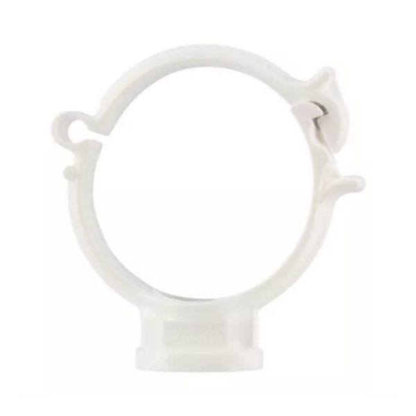 Collier monobloc PVC Nicoll CM40BL Blanc, ⌀40mm - materiauxnet.com