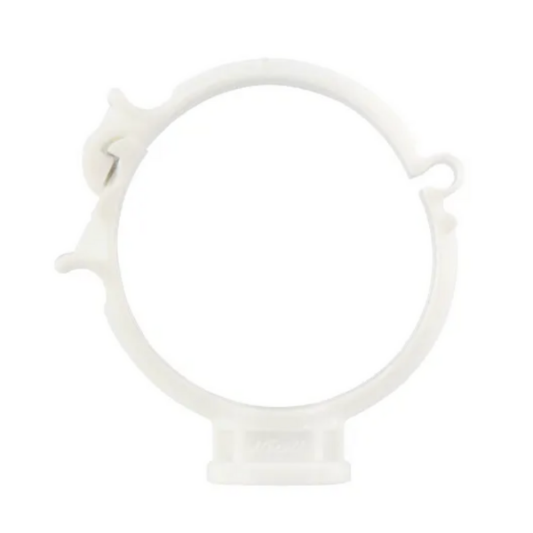 Collier monobloc PVC Nicoll CM50BL Blanc, ⌀50mm - materiauxnet.com