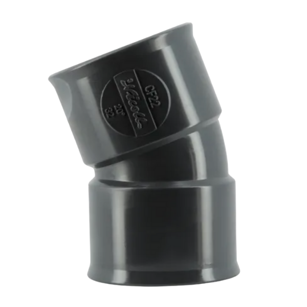 Coude PVC à Coller F-F 20° Nicoll Hometech® ⌀32mm - materiauxnet.com