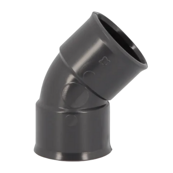 Coude PVC à Coller F-F 45° Nicoll Hometech® ⌀32mm - materiauxnet.com