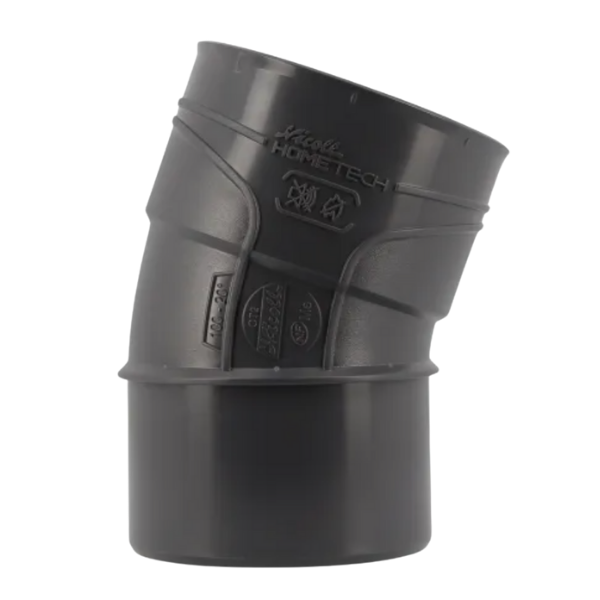 Coude PVC à Coller M-F 20° Nicoll Hometech®, ⌀100mm - materiauxnet.com