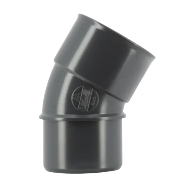 Coude PVC à Coller M-F 30° Nicoll Hometech® ⌀50mm - materiauxnet.com