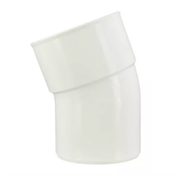 Coude PVC M-F 20° Nicoll CT2B NF Blanc, ⌀100mm - materiauxnet.com