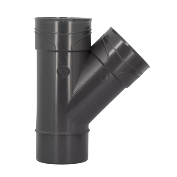 Culotte PVC à Joint MF 45° Nicoll Hometech® ⌀100 mm - materiauxnet.com