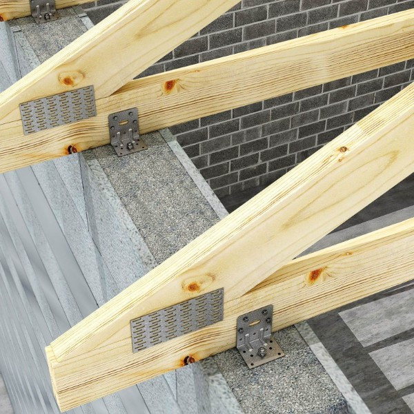 Équerre renforcée 75 x 48 x 65 mm épaisseur 2 mm SimpsonE5/2 ...