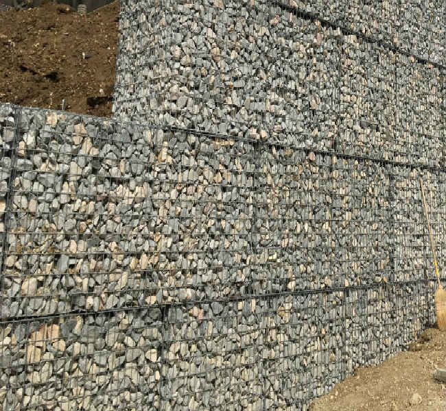 Gabion Rectangulaire 200x100x100 fil 4,5 mm/maille 5x10 - materiauxnet.com
