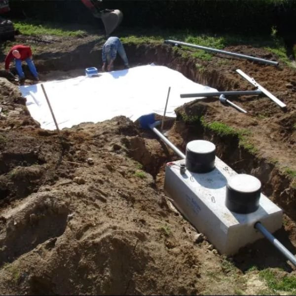 Géotextile non Tissé Classe 4 150g/m2 Rouleau 4x50m - materiauxnet.com