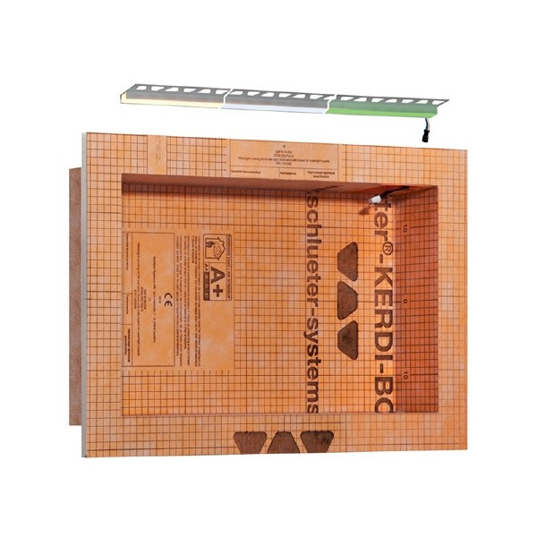 Niche Led Schlüter Kerdi Board NLTP 508 Blc Neutre - materiauxnet.com