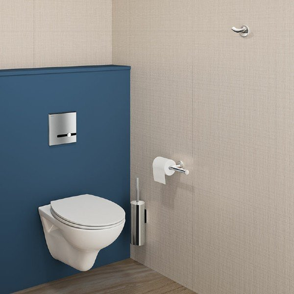 Patère Salle de Bain Double Delabie Inox 304 4042S - materiauxnet.com