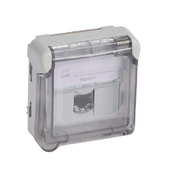 Prise RJ45 Legrand CAT 6A STP Plexo Composable IP55 - materiauxnet.com