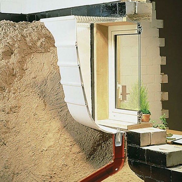 Cour Anglaise ACO 100x60x40 cm Grille acier - materiauxnet.com