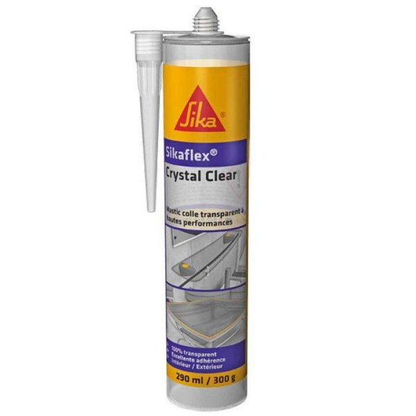 Mastic colle Sikaflex 112 Crystal Clear - materiauxnet.com