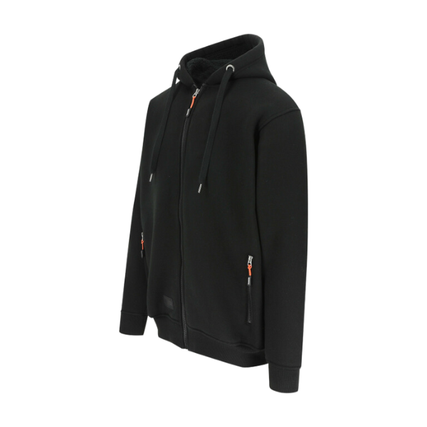 Sweat à Capuche Zippé Herock Otis Noir