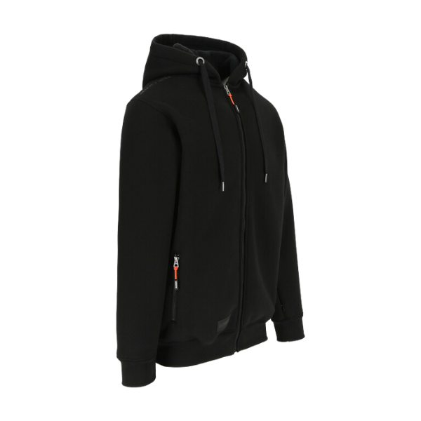 Sweat à Capuche Zippé Herock Otis Noir