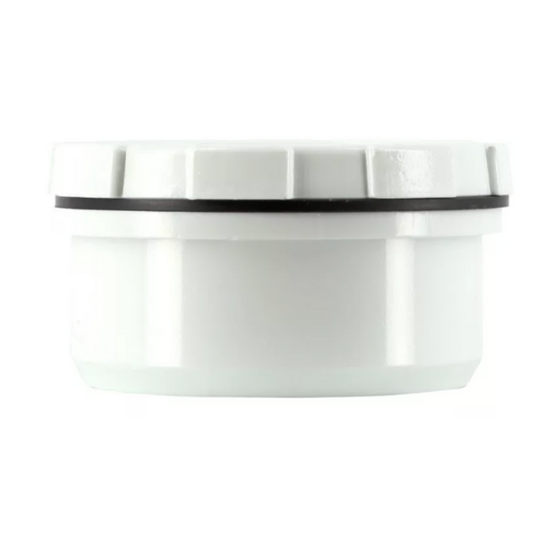 Tampon de Visite PVC Nicoll FHB NF Blanc, ⌀40mm - materiauxnet.com