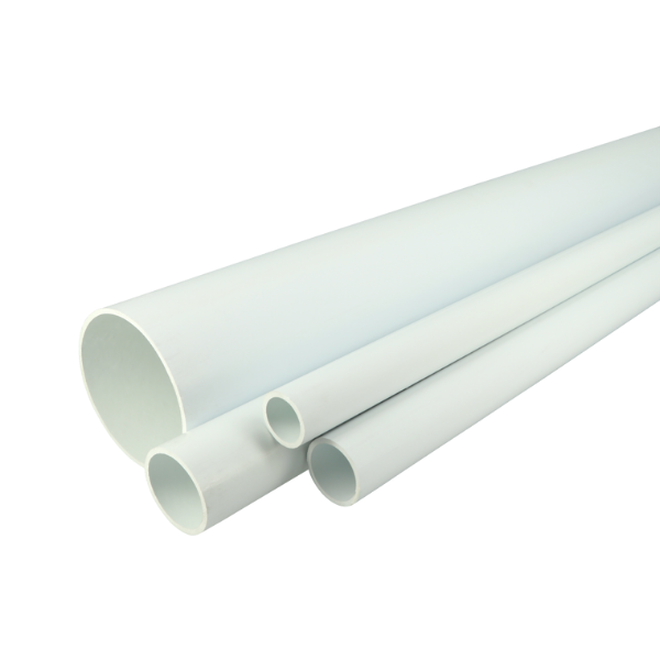 Tube PVC à Coller Nicoll EU2HW NF Blanc 2 m, ⌀50mm - materiauxnet.com