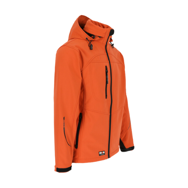 Veste Softshell Herock Poséidon Orange - materiauxnet.com